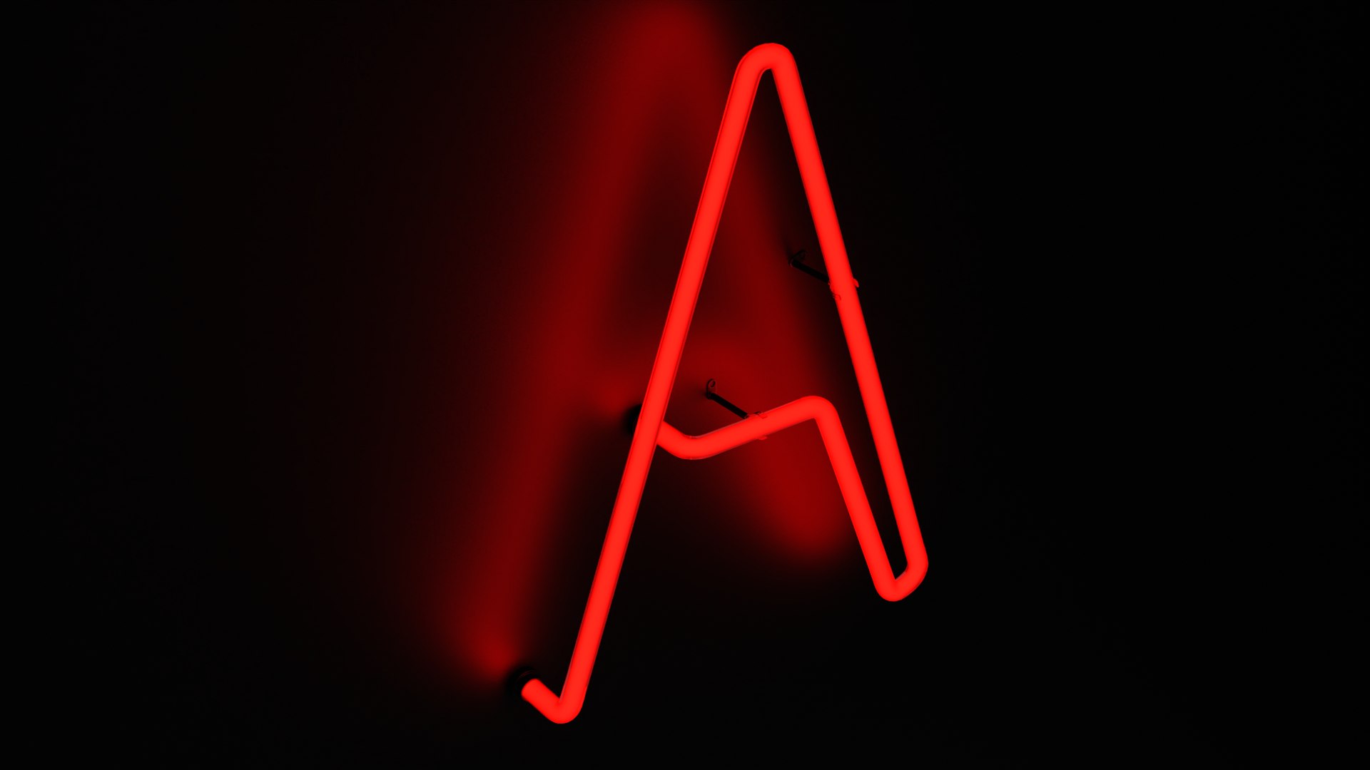 Neon Red Alphabet A 3D Model - TurboSquid 2135772