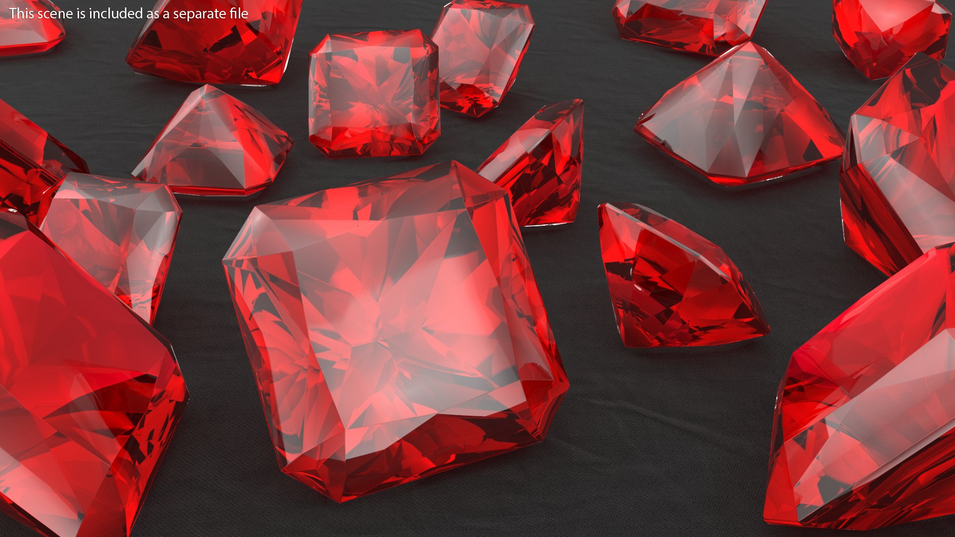 Radiant Cut Ruby 3D Model - TurboSquid 1870019