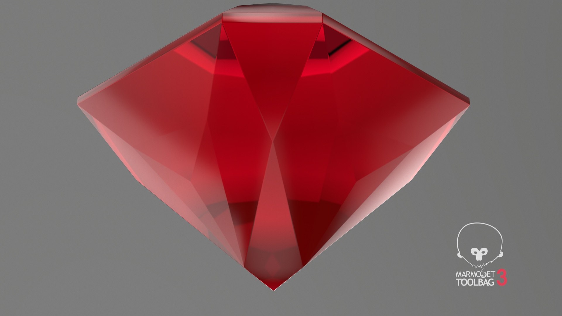 Radiant Cut Ruby 3D model - TurboSquid 1870019