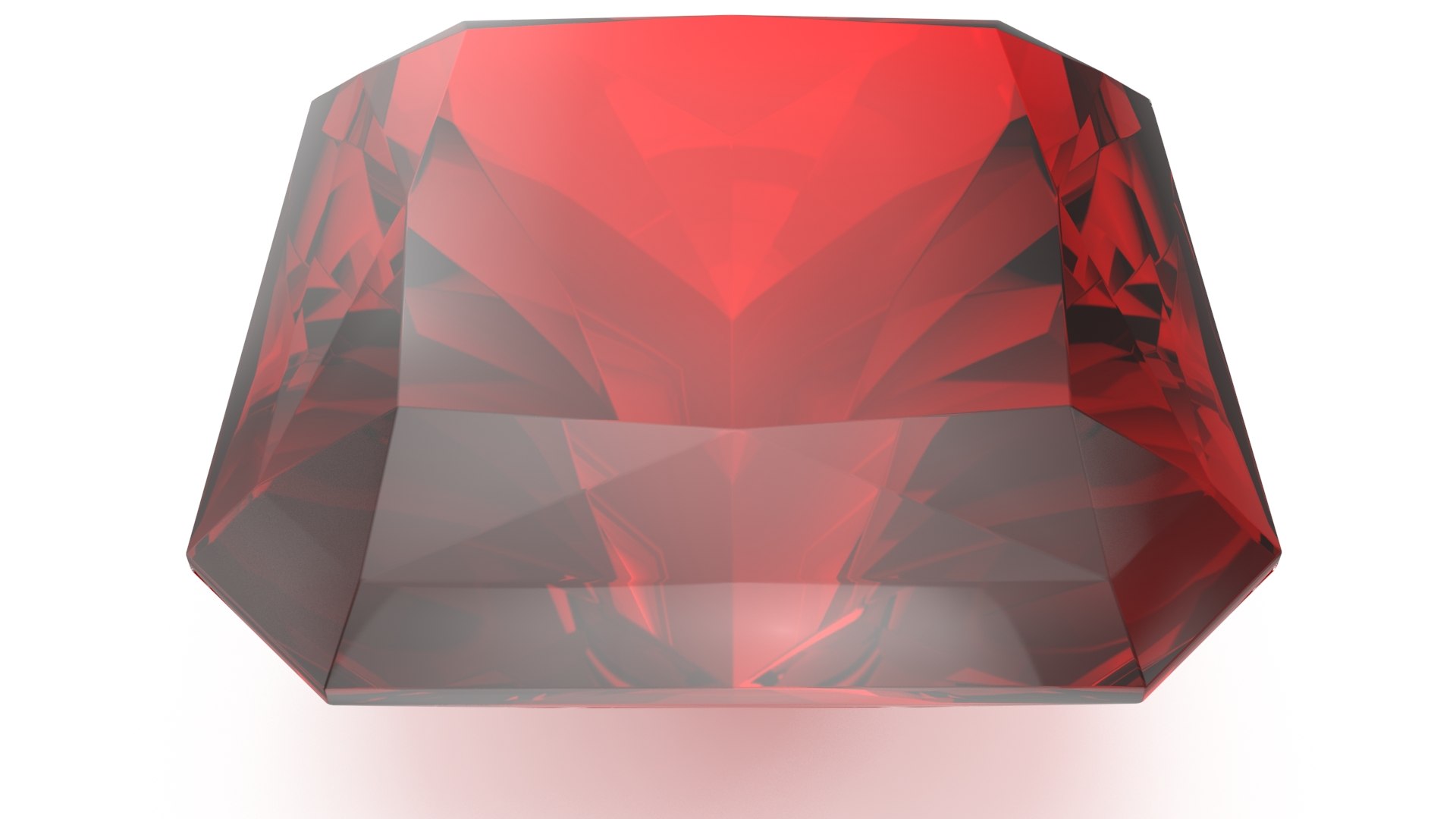 Radiant Cut Ruby 3D Model - TurboSquid 1870019