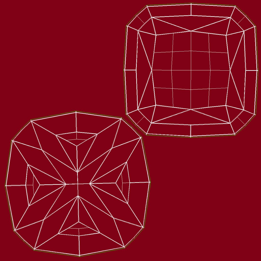 Radiant Cut Ruby 3D model - TurboSquid 1870019