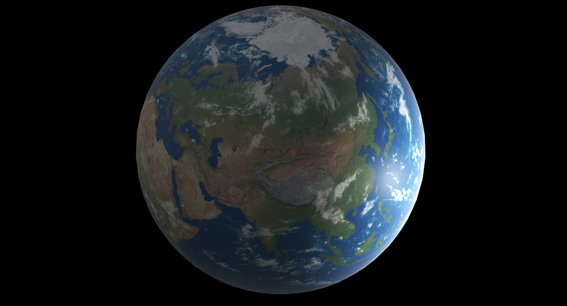 Earth Day Night 3D Model - TurboSquid 1388909