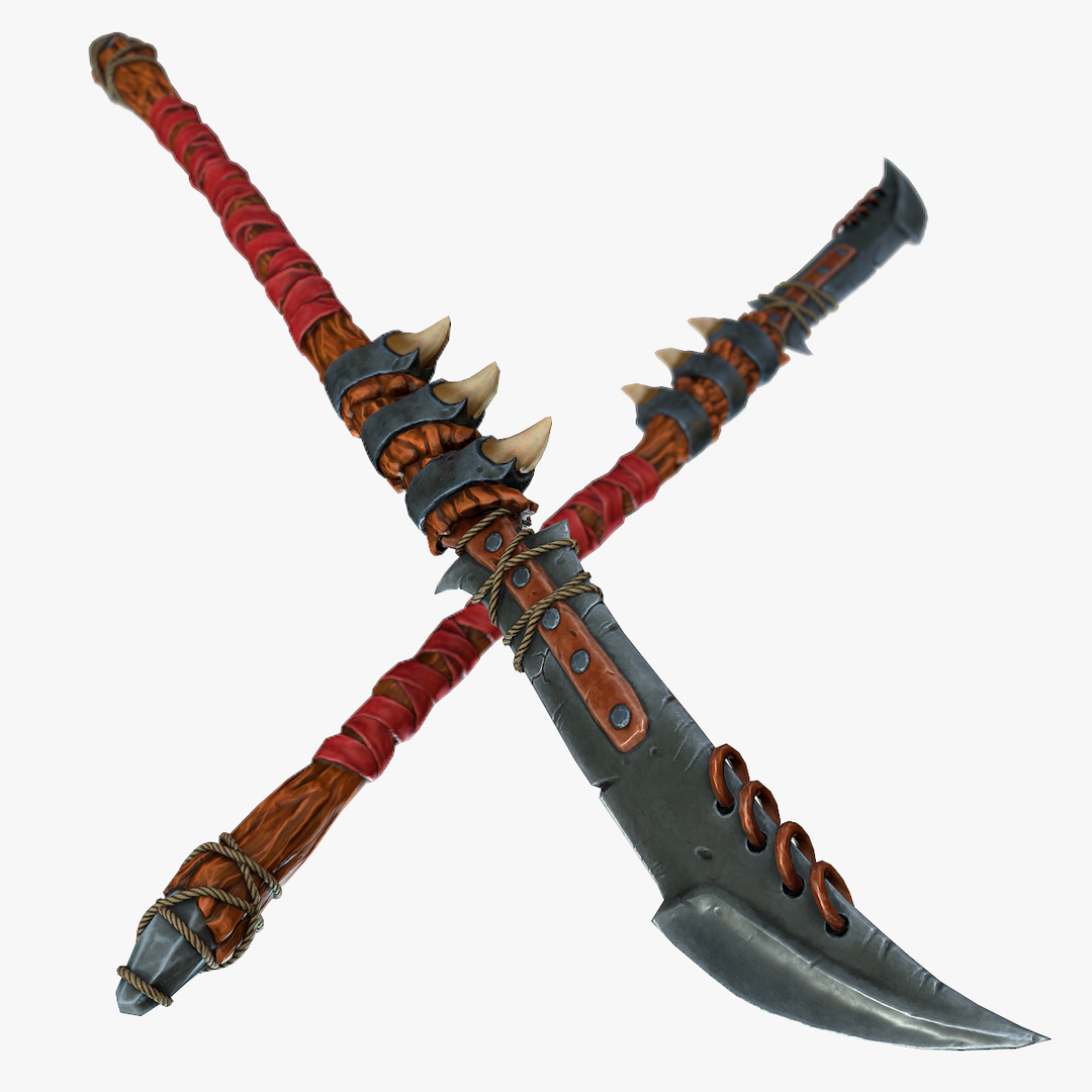 Stylized Fantasy Polearm game ready 3D model - TurboSquid 1826745