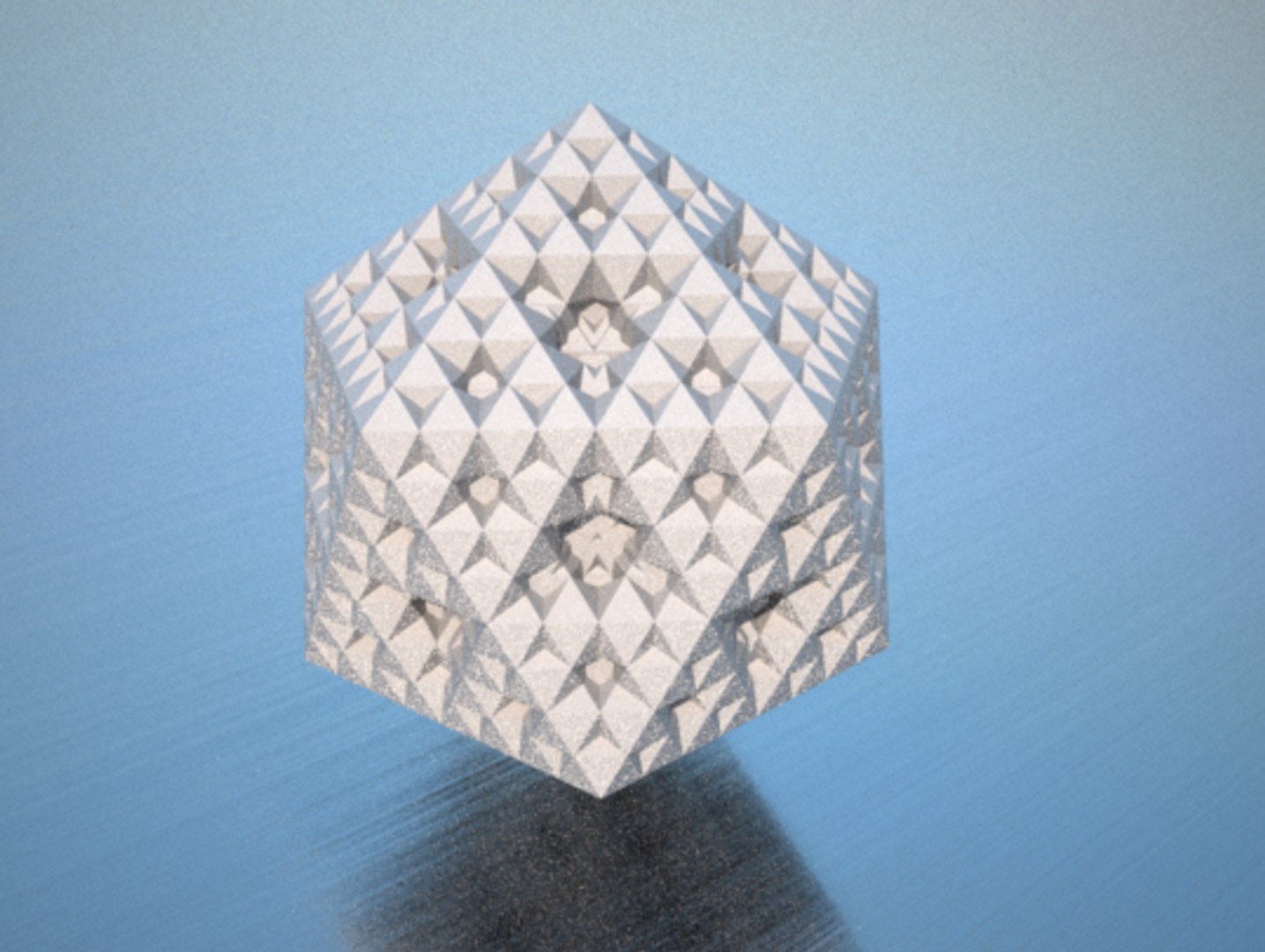 Platonic Fractal 3d Model