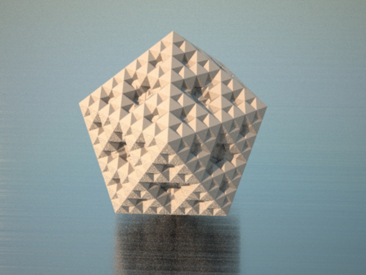 Platonic Fractal 3d Model