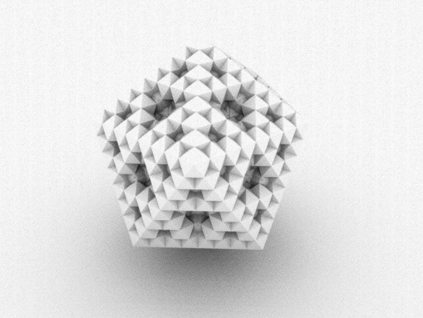 Platonic Fractal 3d Model