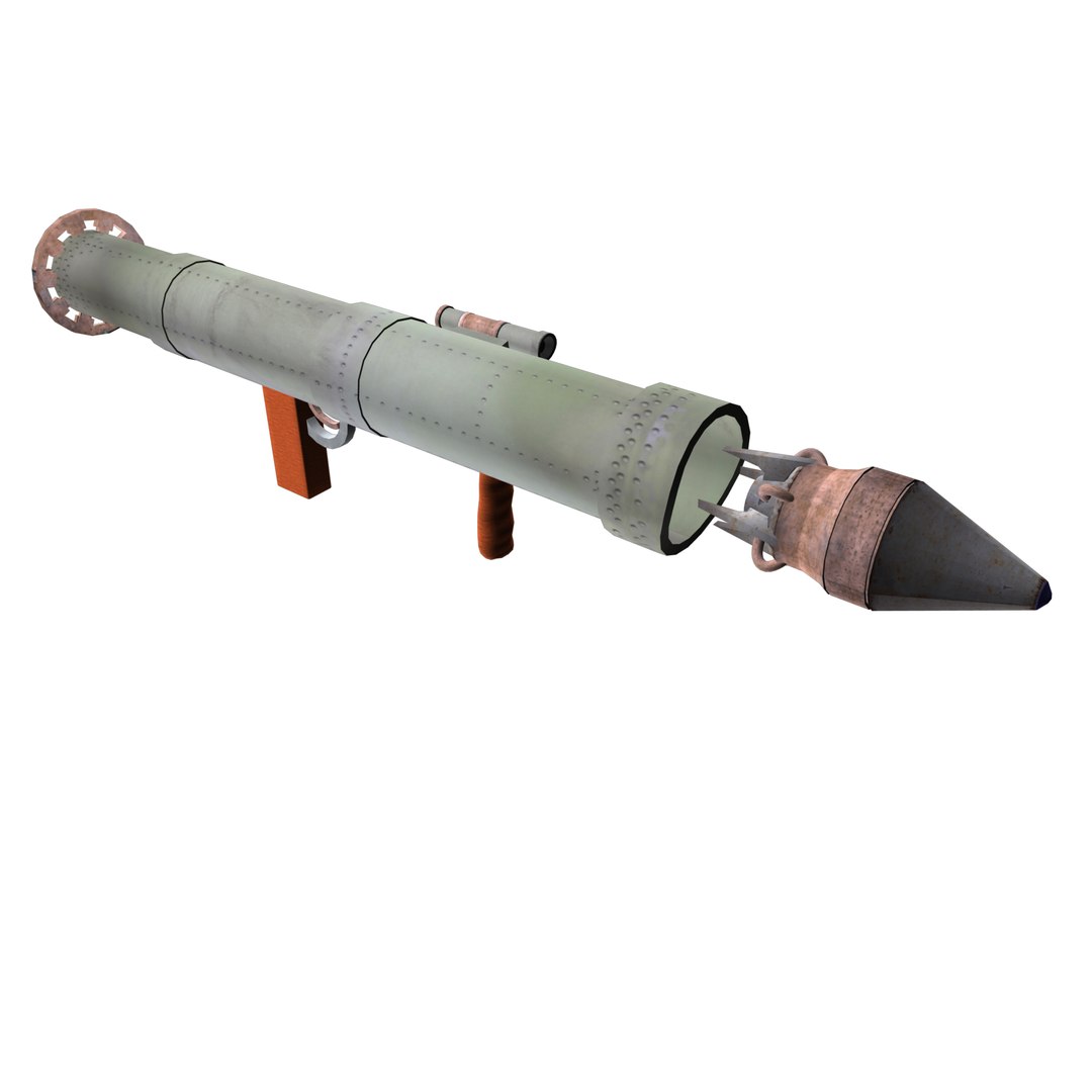 3d model steam rocket launcher ammo