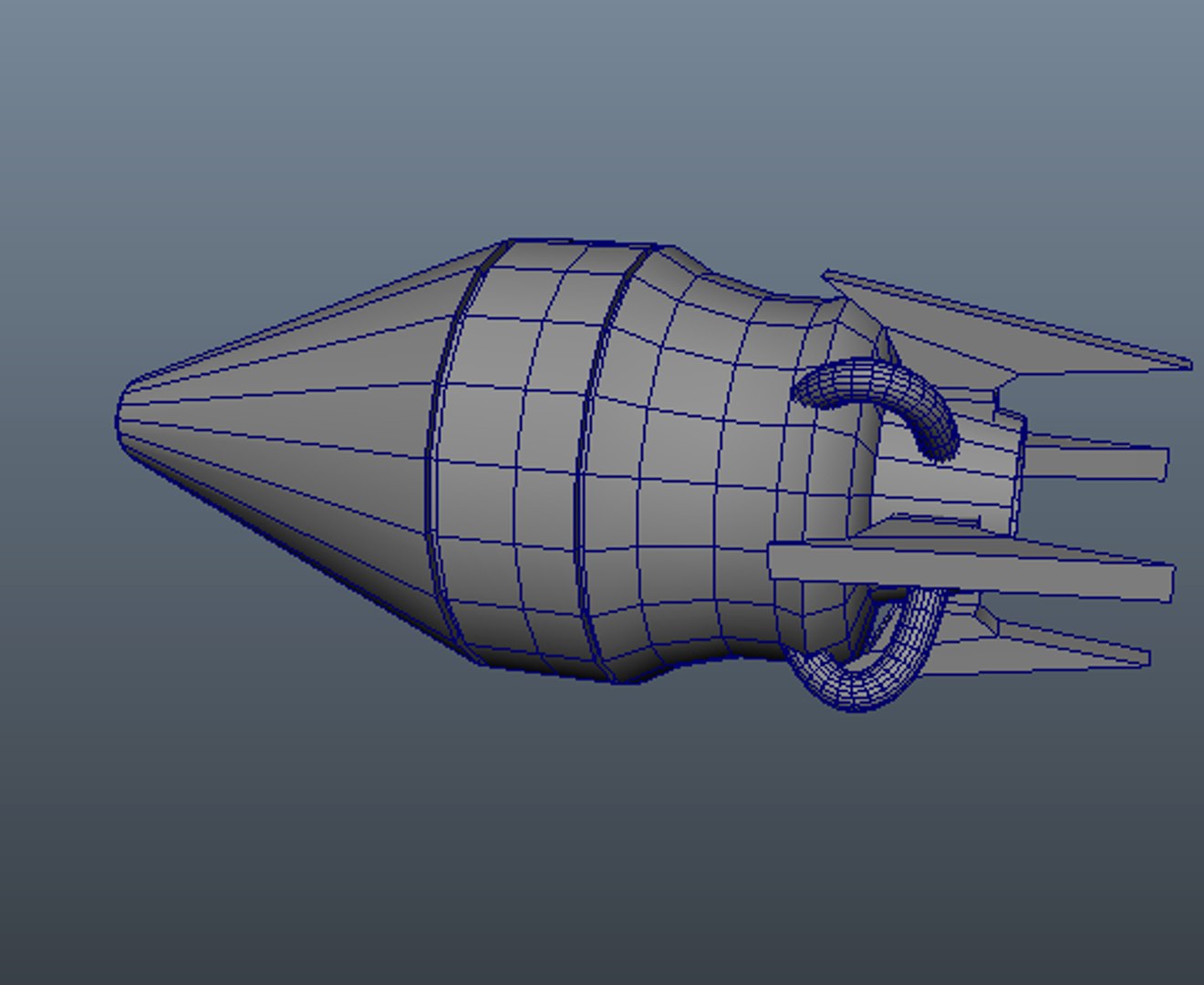 3d model steam rocket launcher ammo