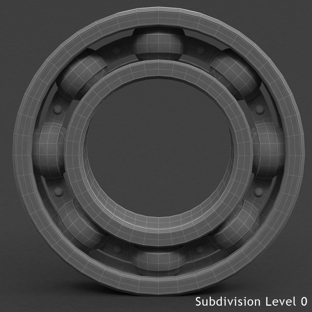 3D Ball Bearing Model - TurboSquid 933036