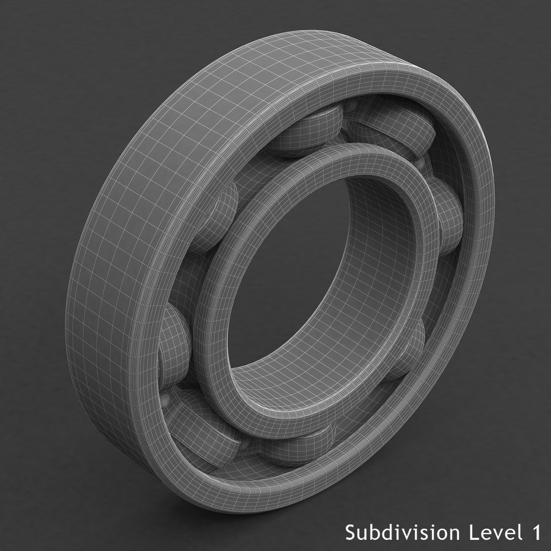3D Ball Bearing Model - TurboSquid 933036