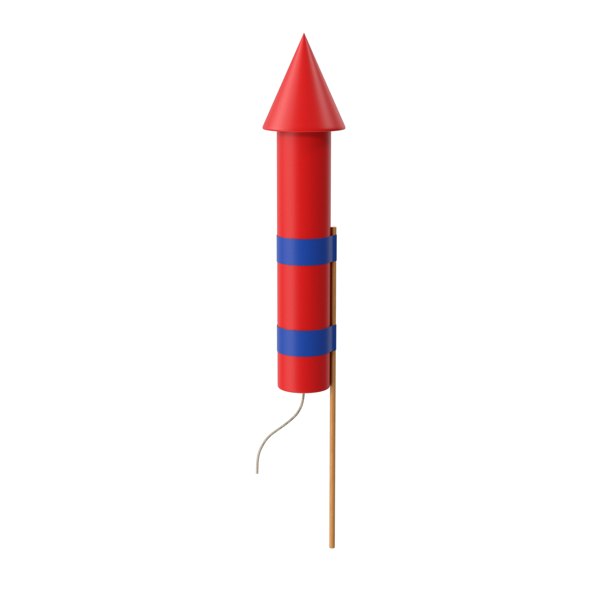 3D Firework Rocket model - TurboSquid 1954824