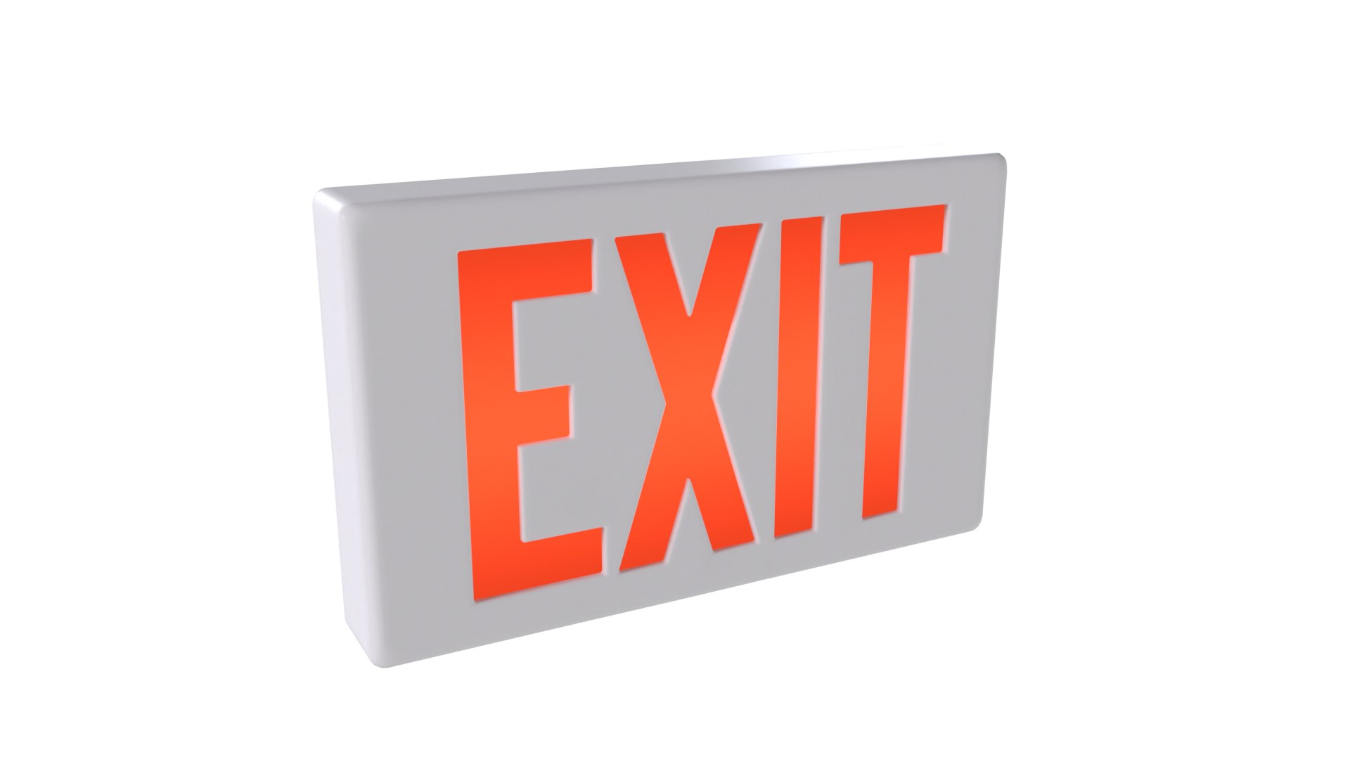 3D Exit Sign - TurboSquid 2262821