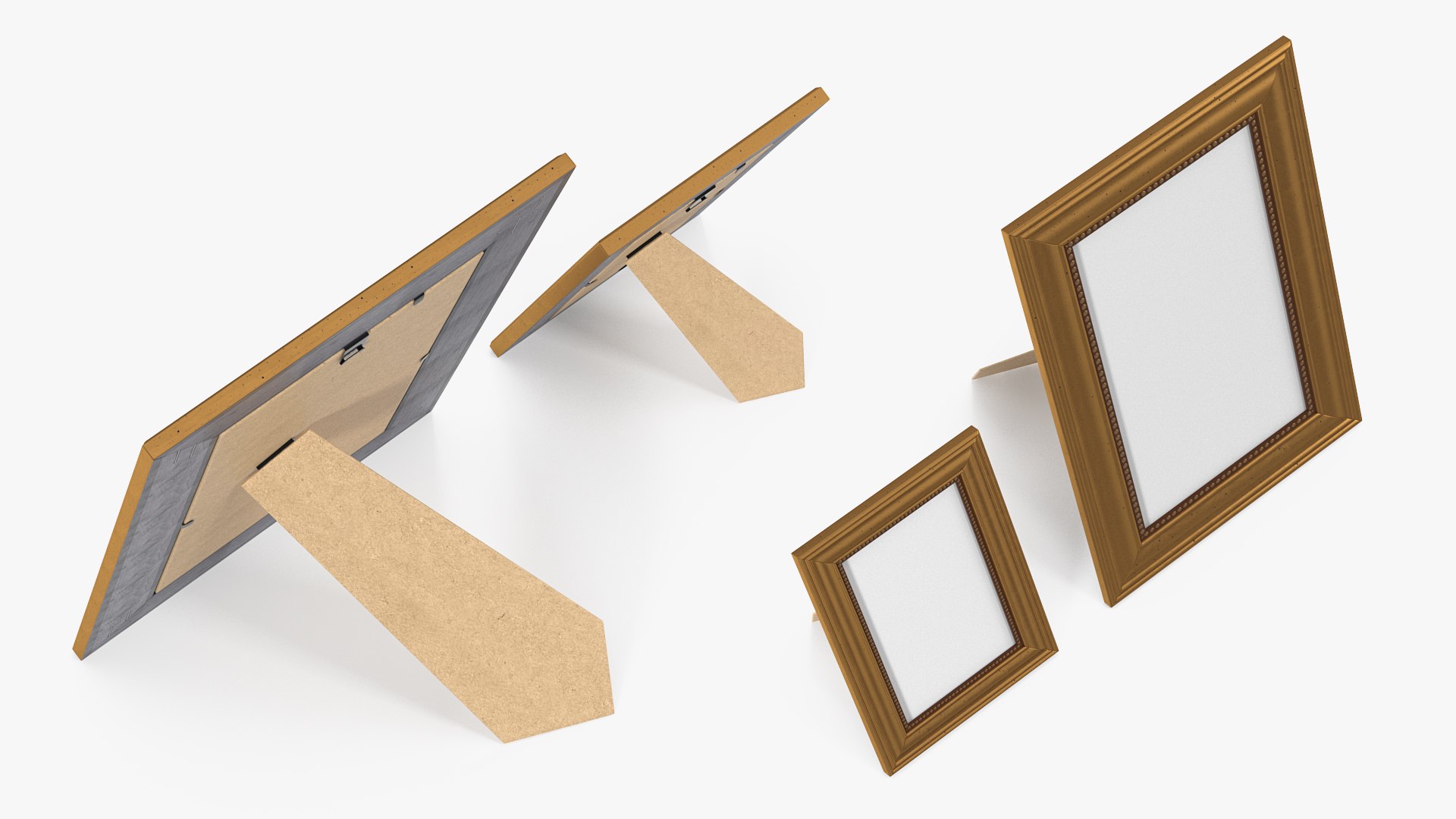 Golden Rectangle Photo Frames 3D - TurboSquid 1618994