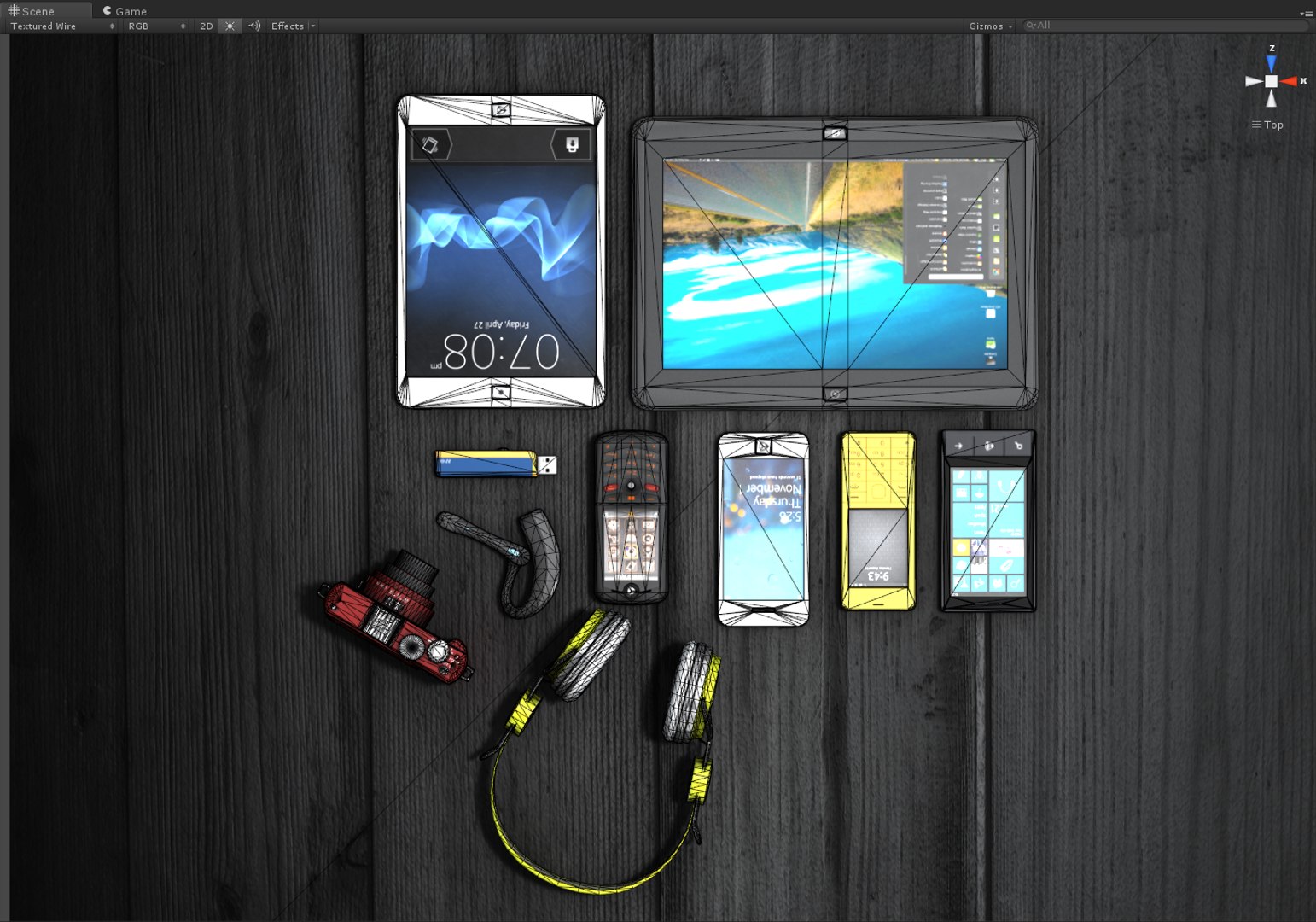 3d Fbx Mobile Gadgets Pack Phone