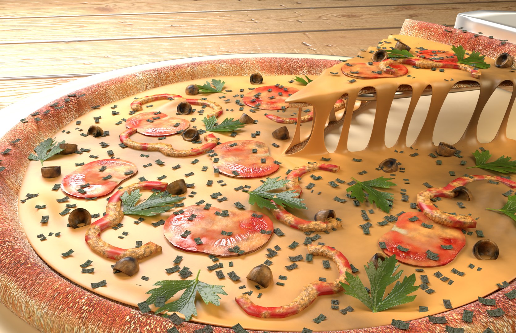 Free 3D Model Pizza Food Snack - TurboSquid 1375505