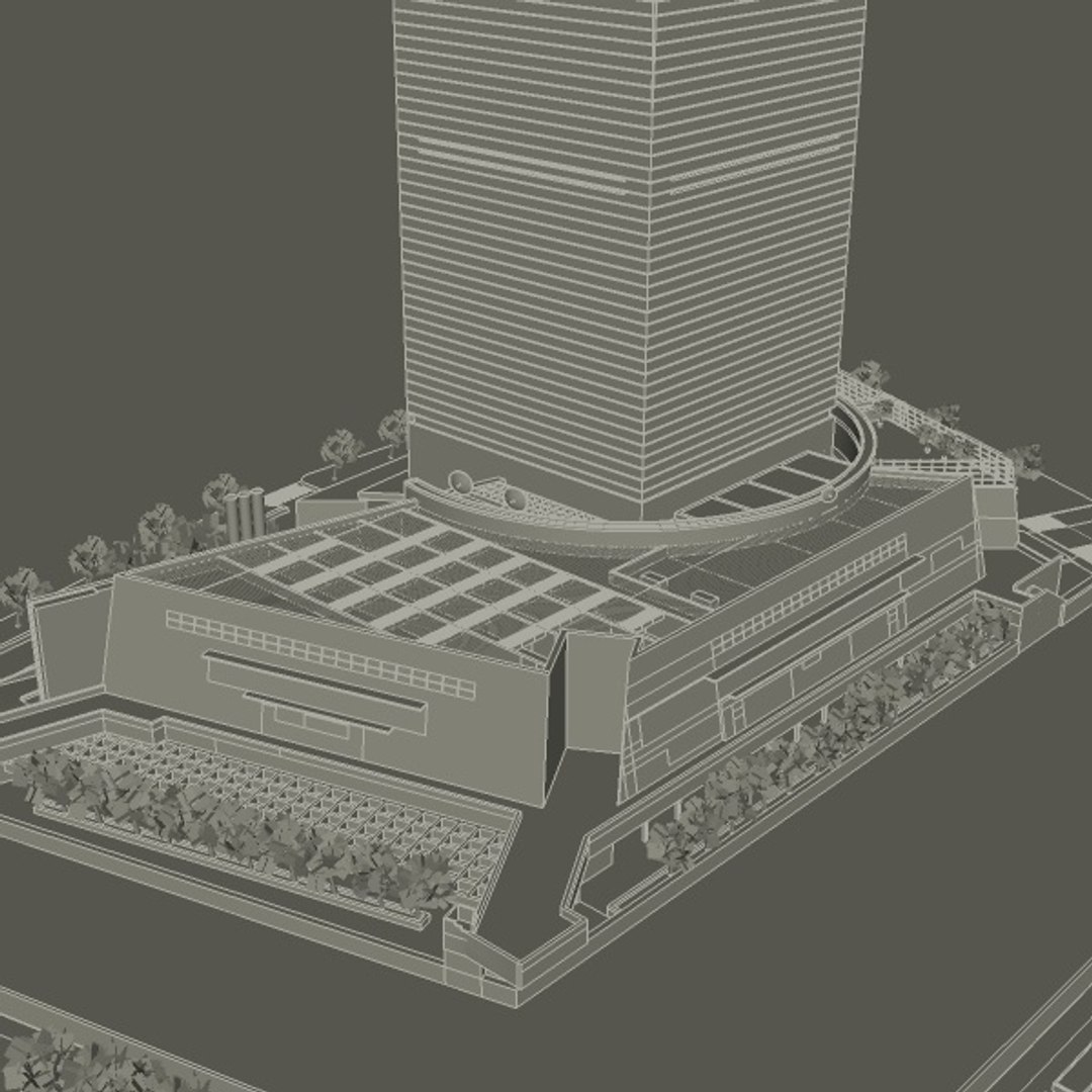 Shanghai World Financial 3d Model