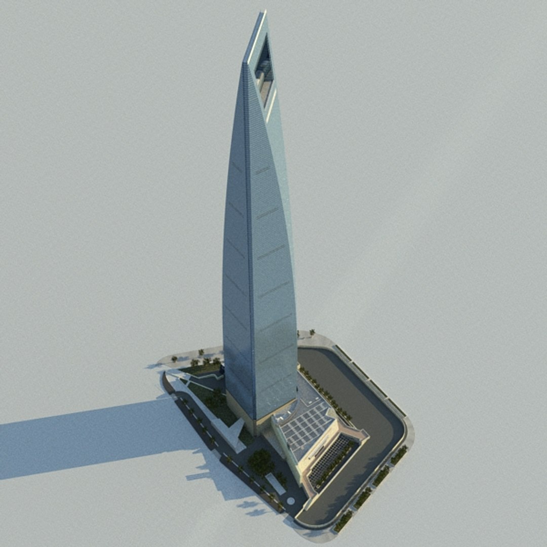 Shanghai World Financial 3d Model