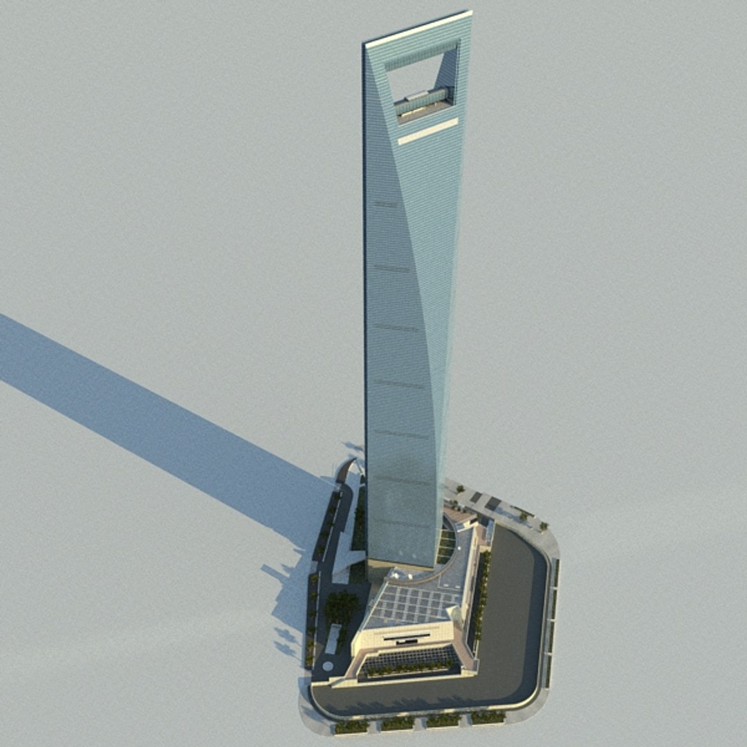 Shanghai World Financial 3d Model