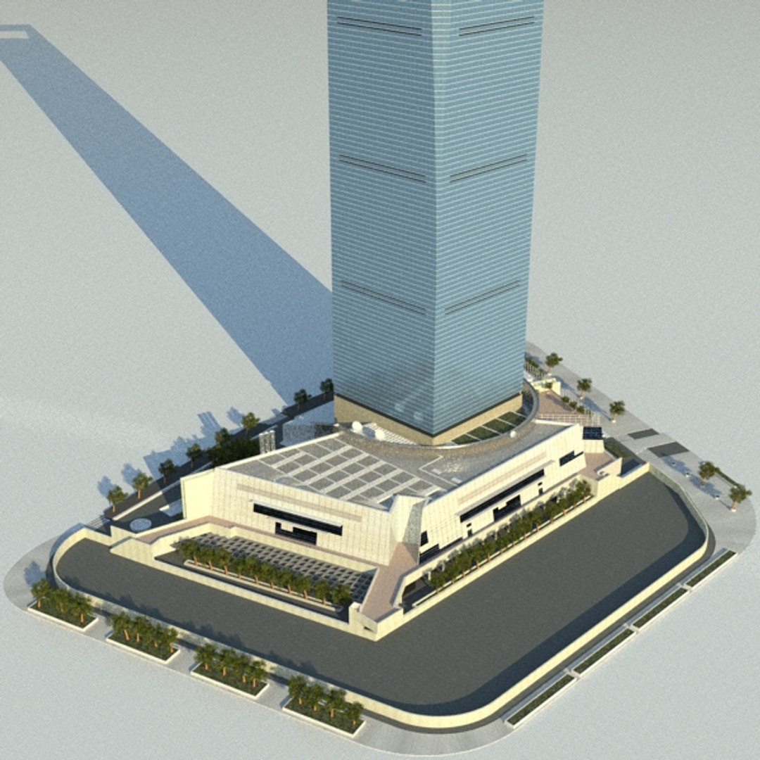 Shanghai World Financial 3d Model