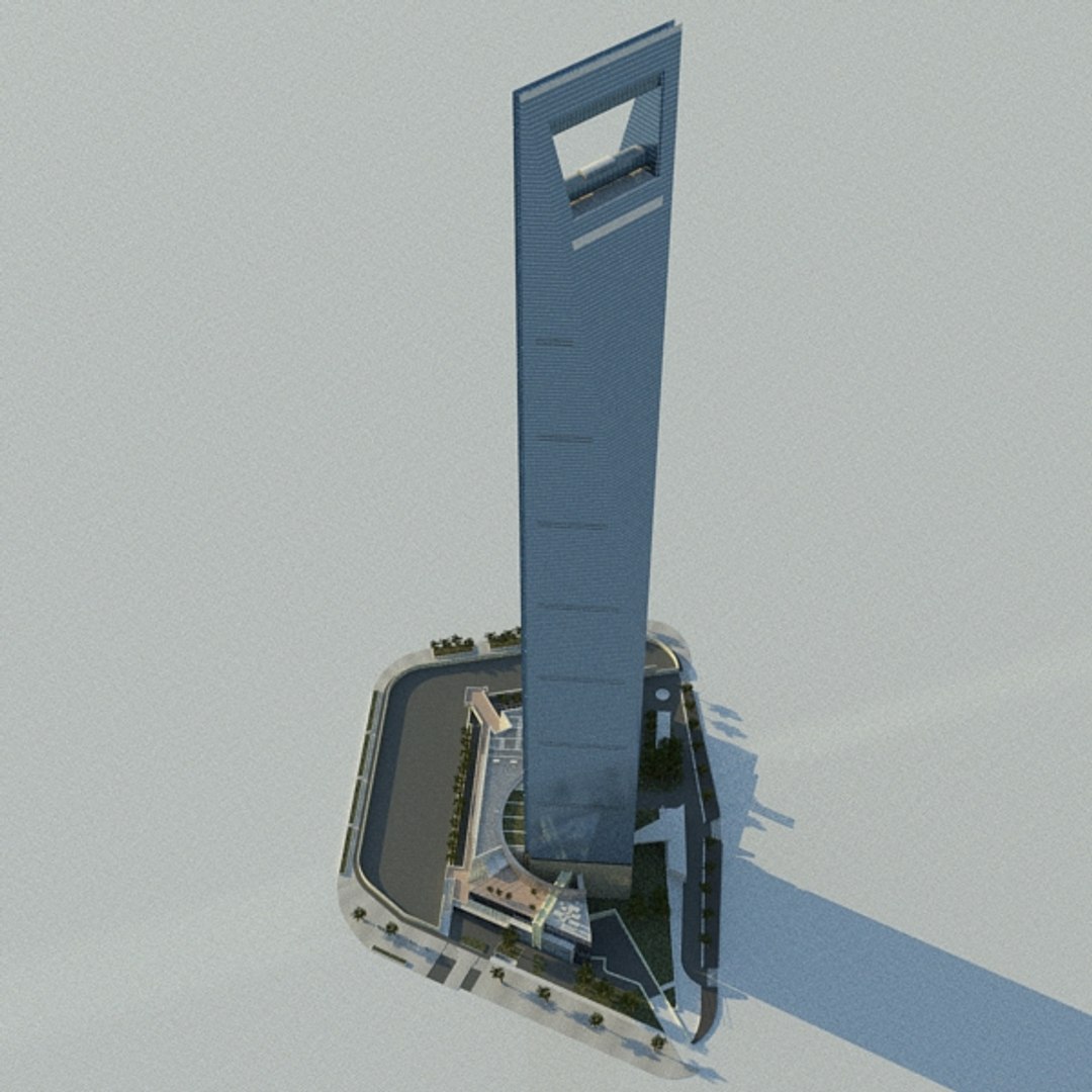 Shanghai World Financial 3d Model