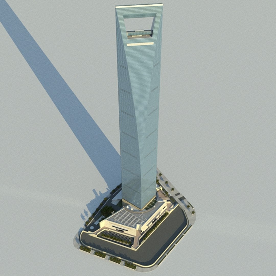 Shanghai World Financial 3d Model