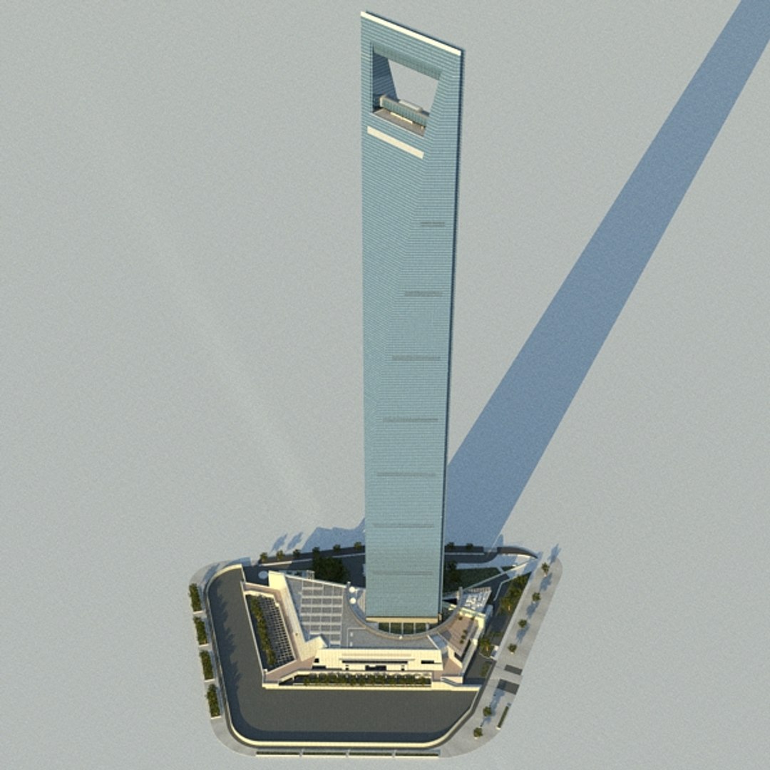 Shanghai World Financial 3d Model