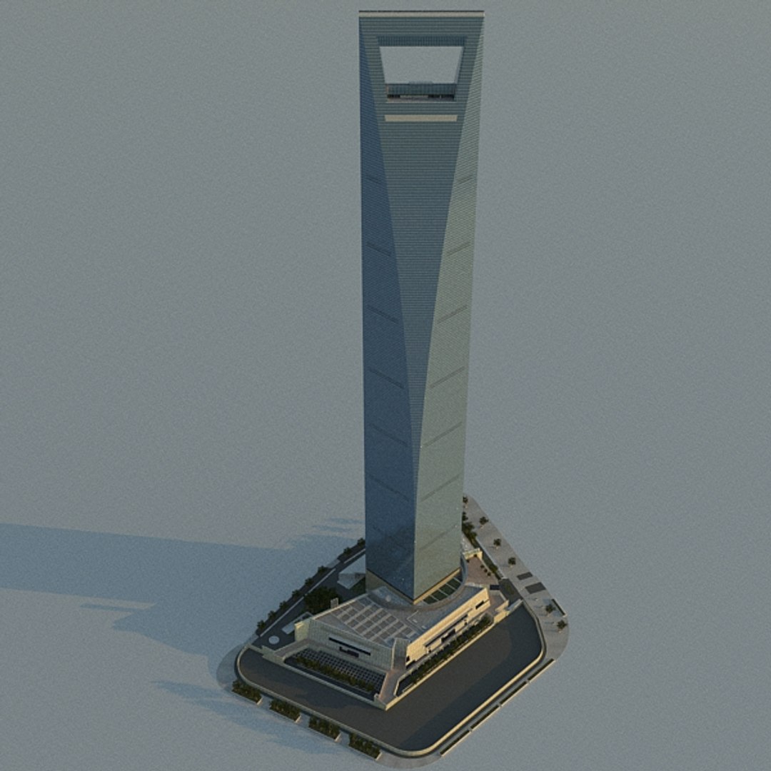 Shanghai World Financial 3d Model