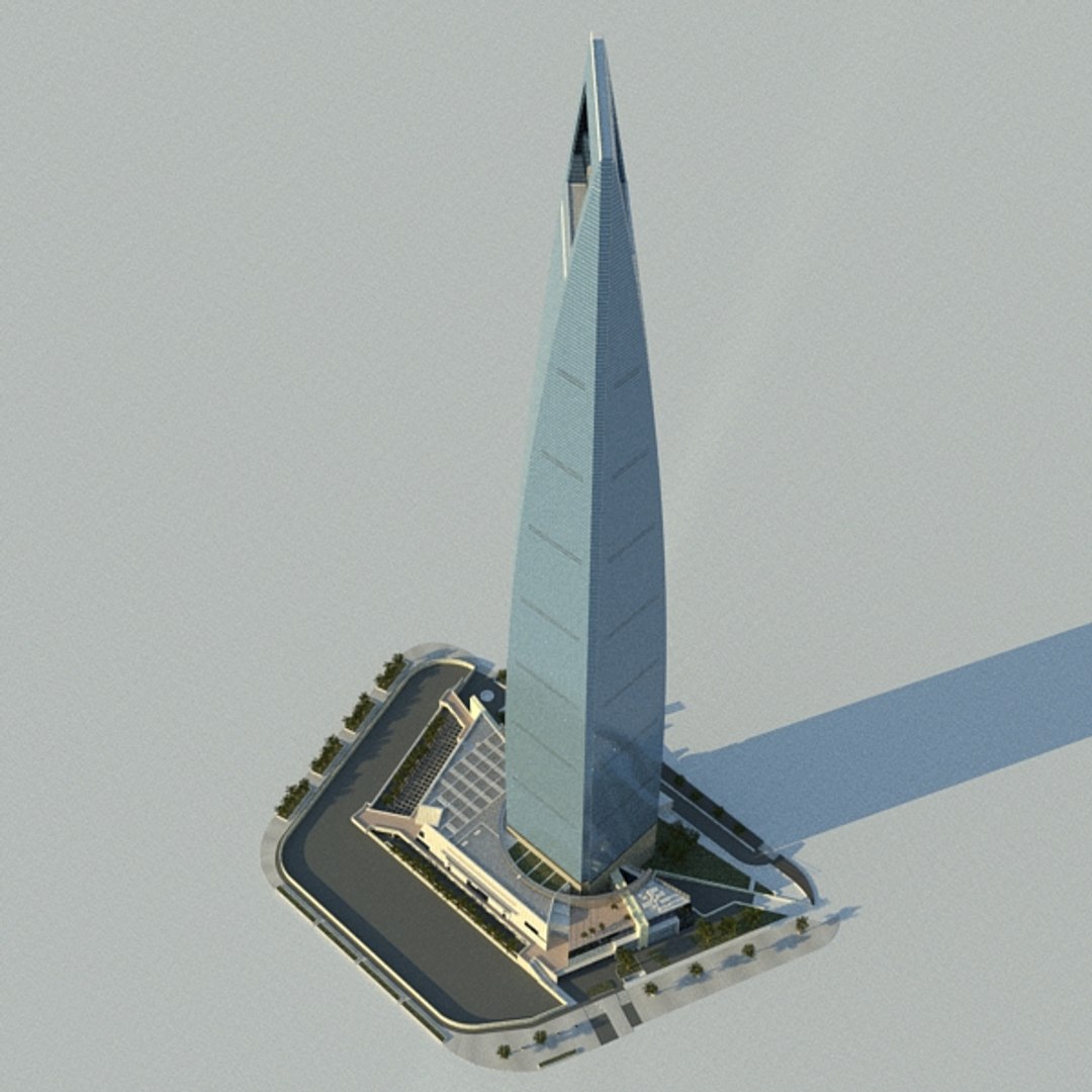 Shanghai World Financial 3d Model