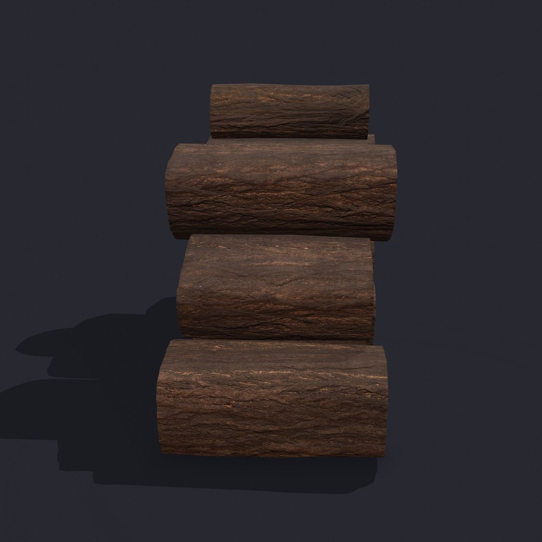 3D Wood Stack Logs - TurboSquid 1730239