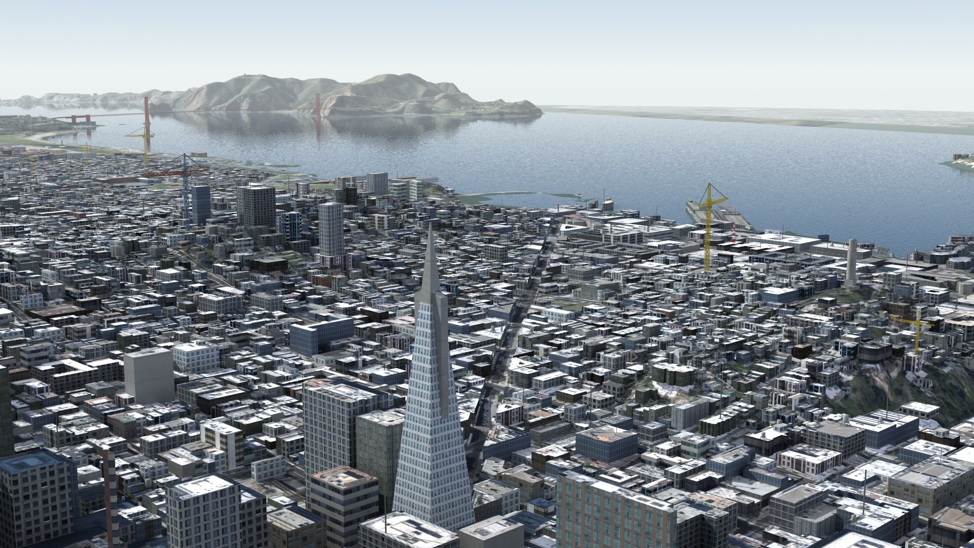 3D San Francisco California Model - TurboSquid 2137809