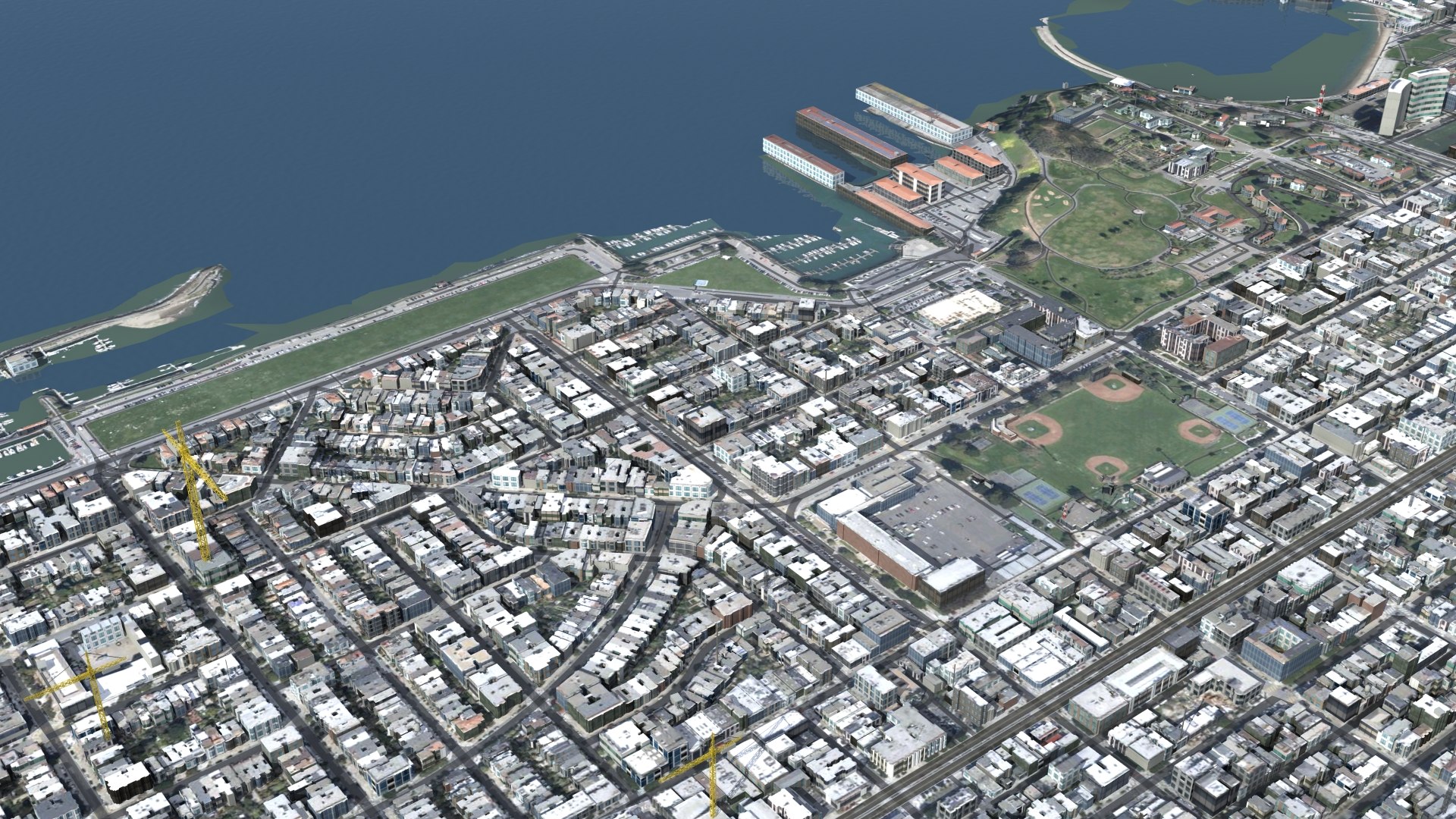 3D San Francisco California Model - TurboSquid 2137809