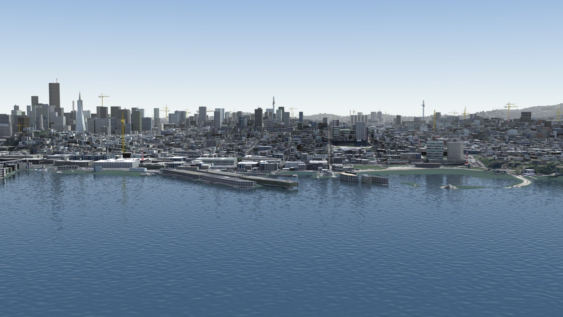3D San Francisco California Model - TurboSquid 2137809