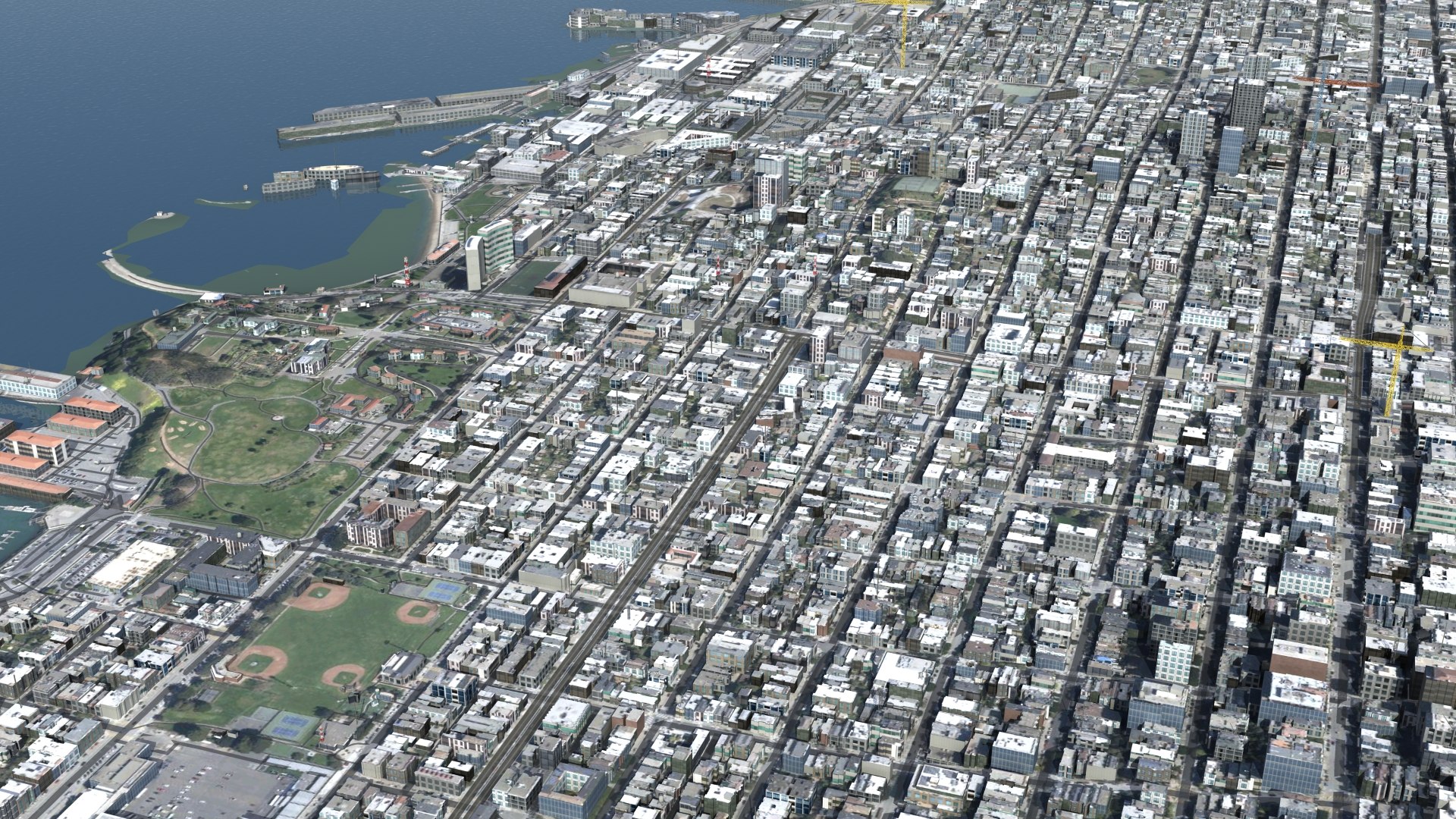 3D San Francisco California Model - TurboSquid 2137809