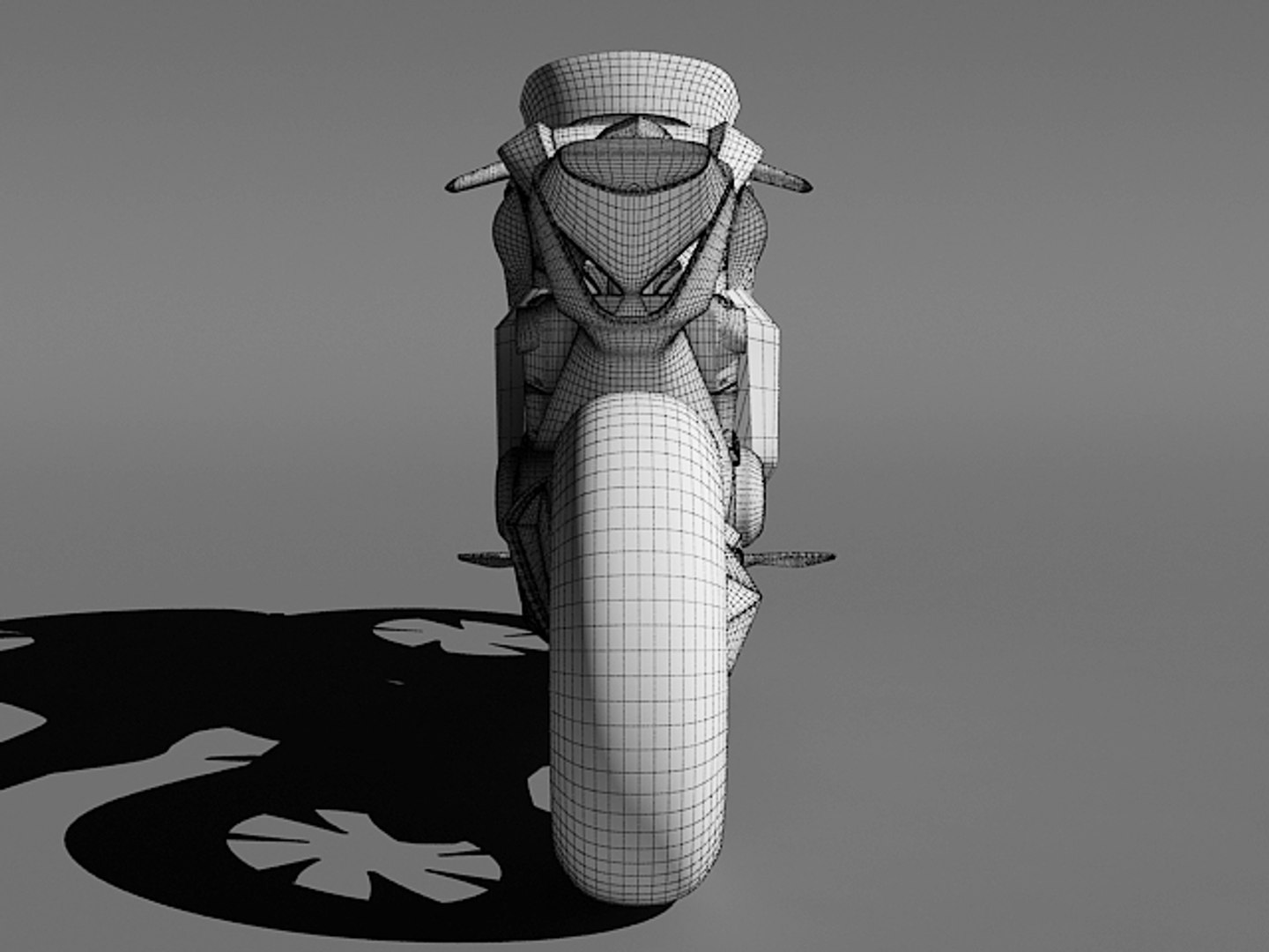 Concept Bike Honda V4 3d Max