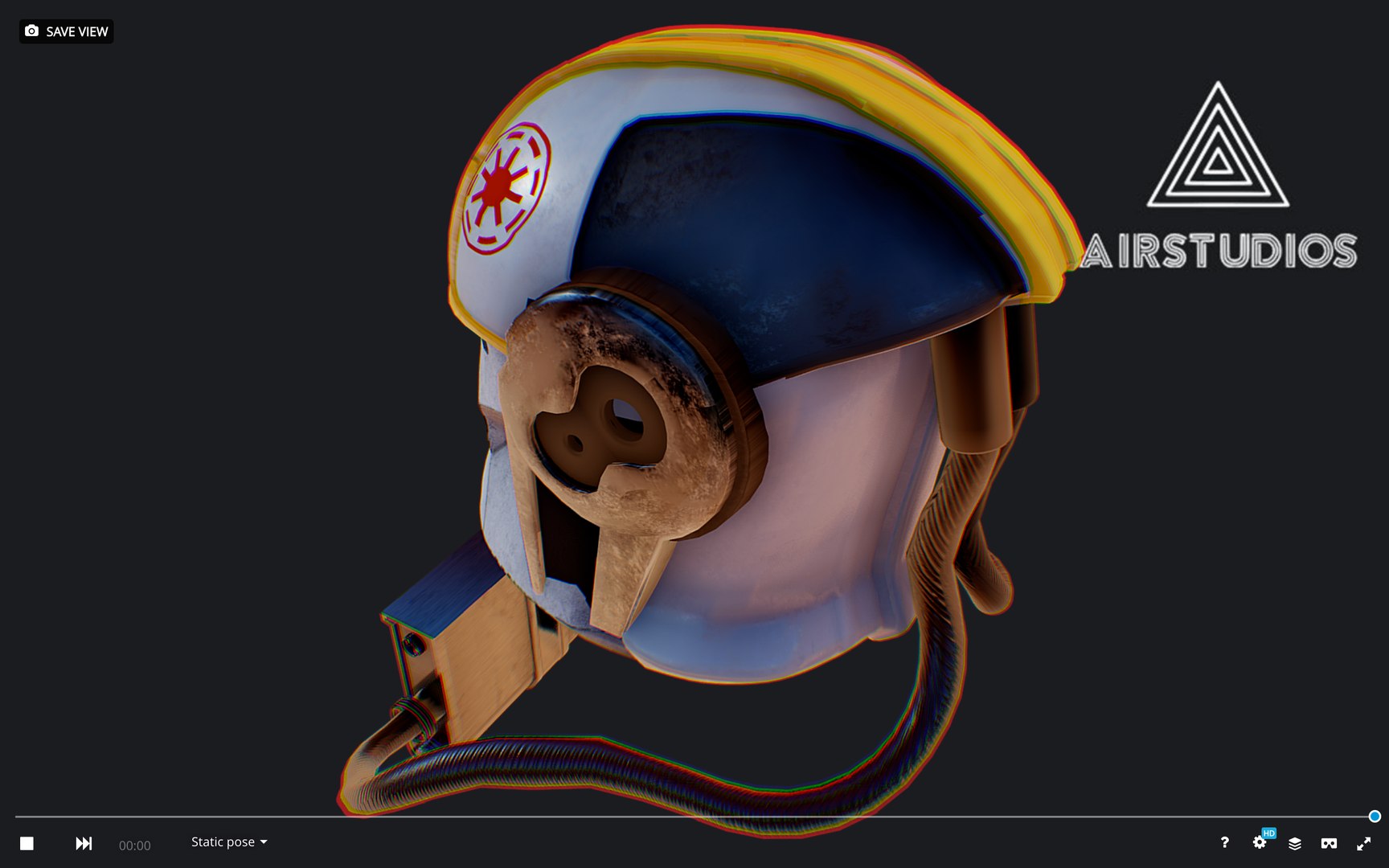 Clone Trooper Pilot Helmet Star Wars 3D Model - TurboSquid 1885961