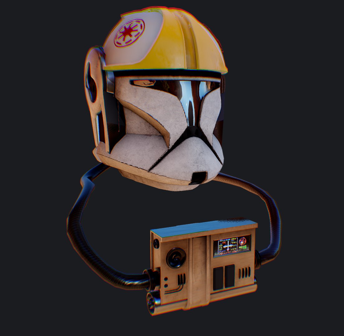 Clone Trooper Pilot Helmet Star Wars 3D Model - TurboSquid 1885961