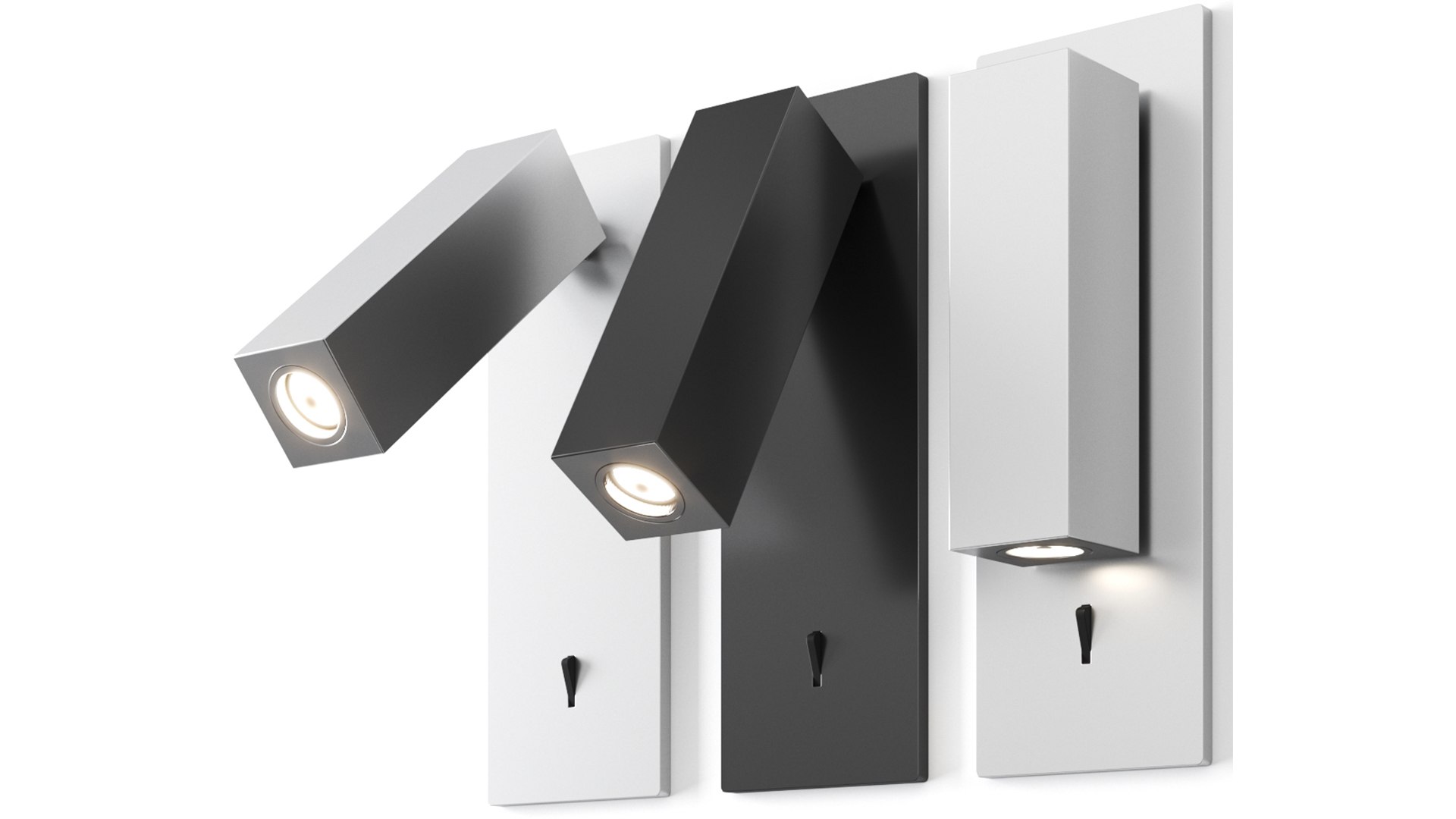 3D Hall By Leds C4 Wall Mounted Spotlight Model - TurboSquid 1879701