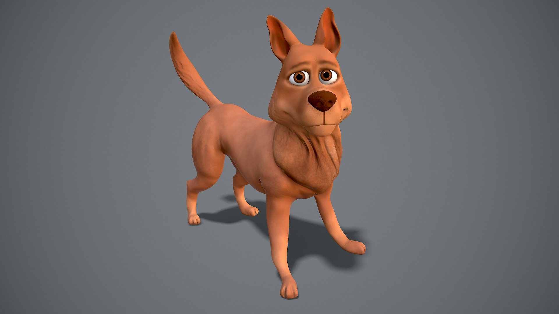 3D Cartoon Shepard Model - TurboSquid 2145230