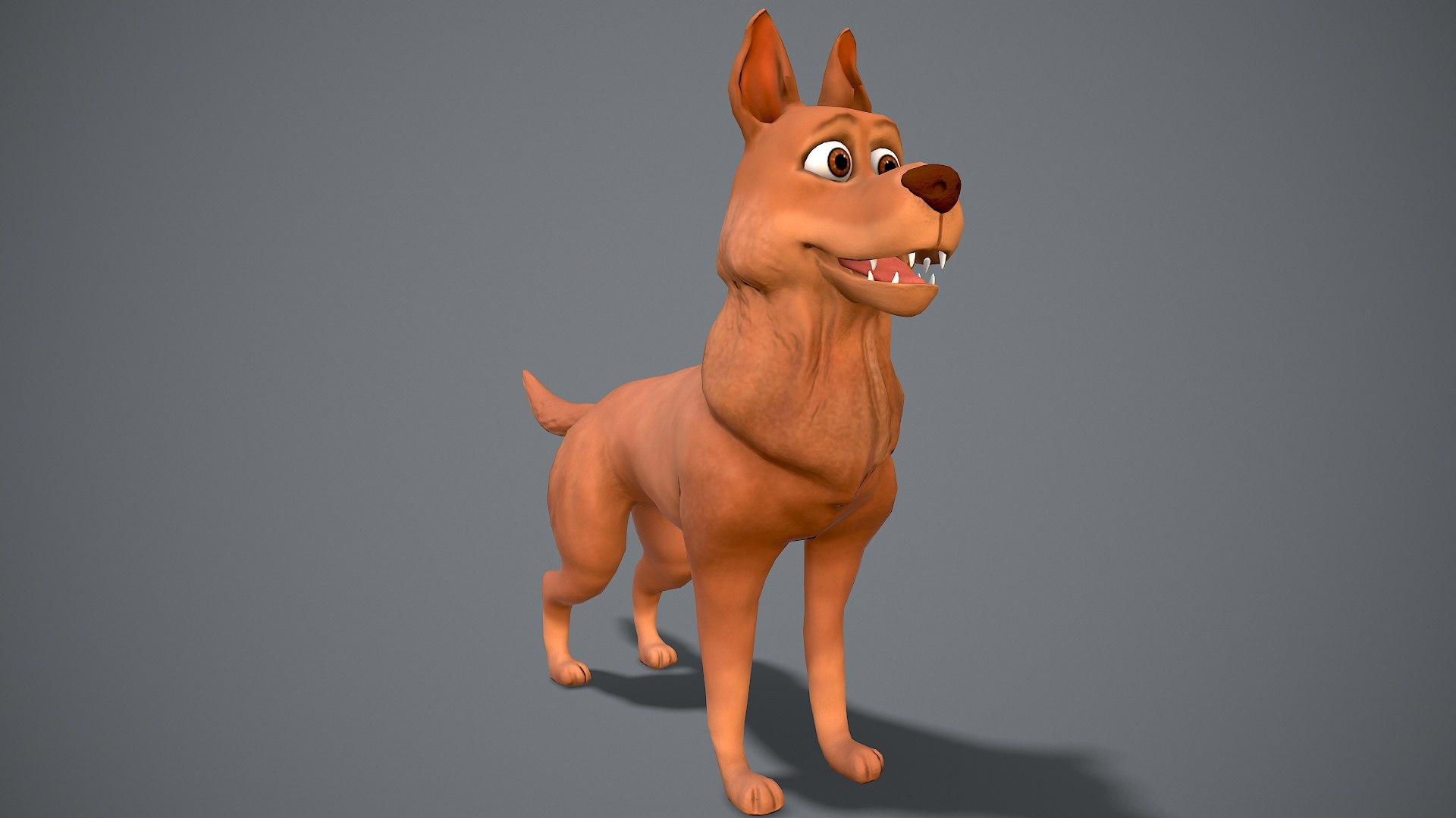 3D Cartoon Shepard Model - TurboSquid 2145230