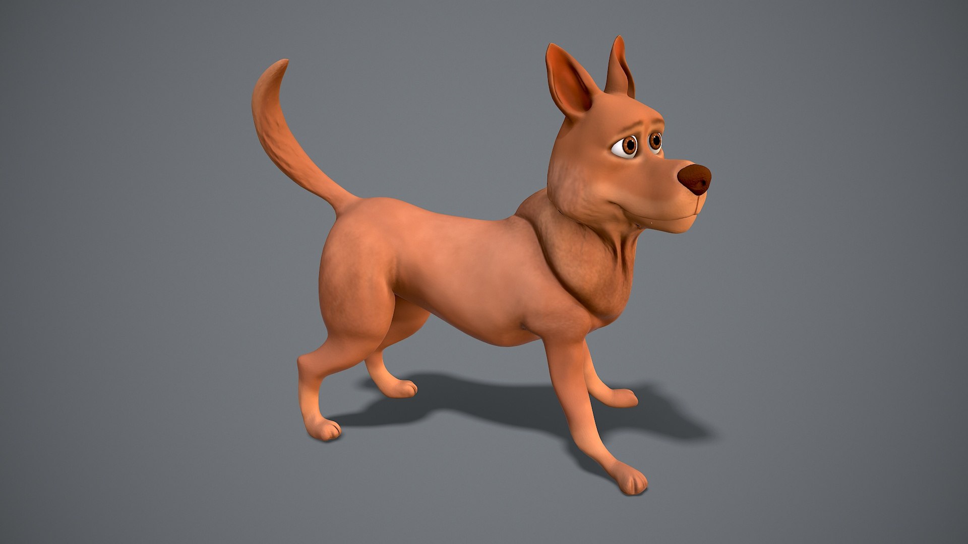 3D Cartoon Shepard Model - TurboSquid 2145230