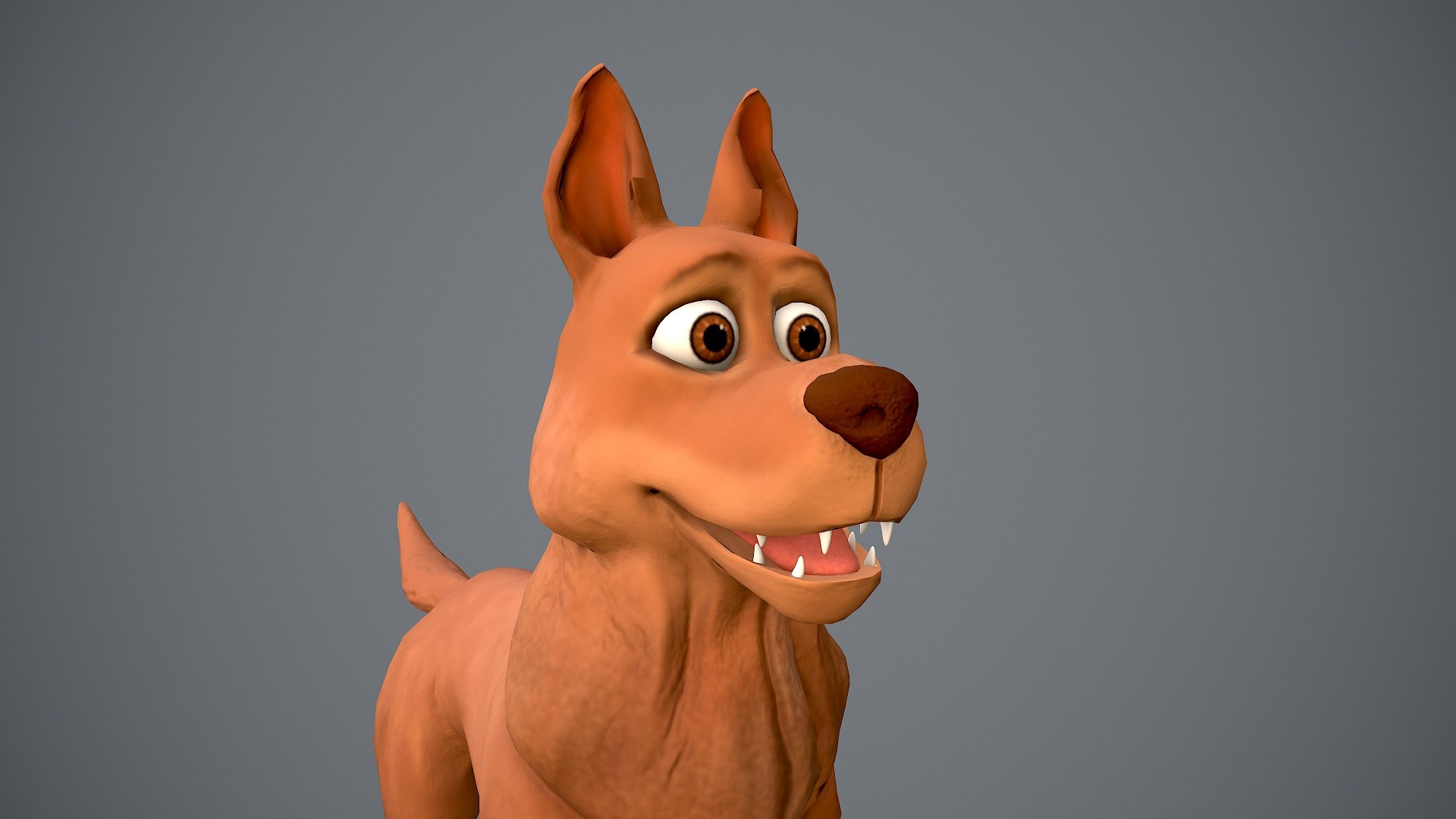 3D Cartoon Shepard Model - TurboSquid 2145230