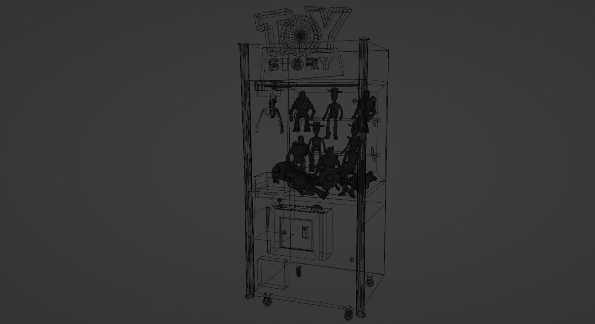 3D Toy Story Claw Machine Model - TurboSquid 2118511