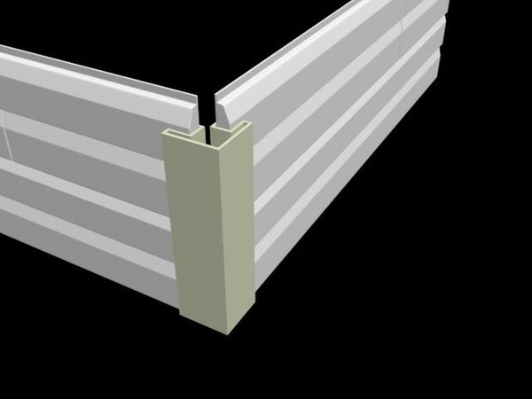 free house siding 3d model