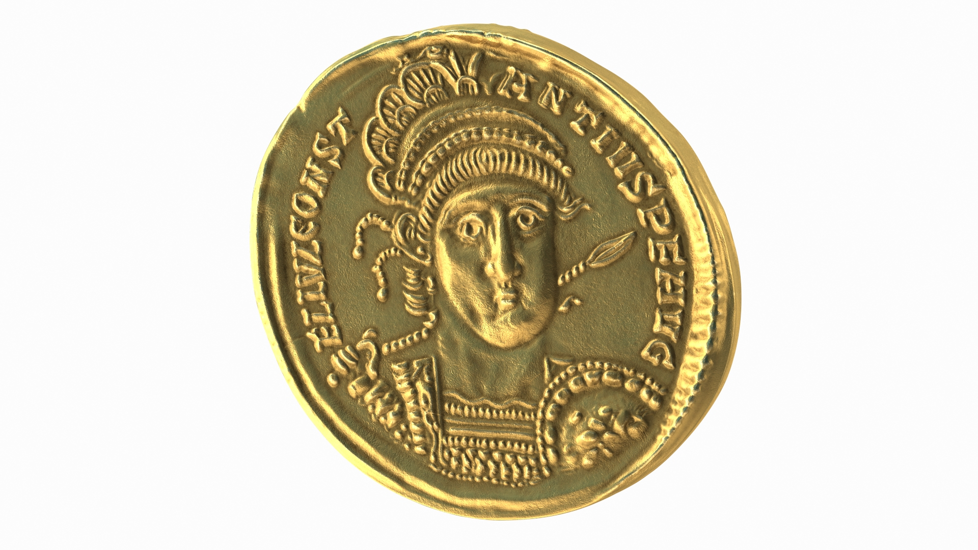 Solidus Roman Imperial Gold Coin Model - TurboSquid 1781147