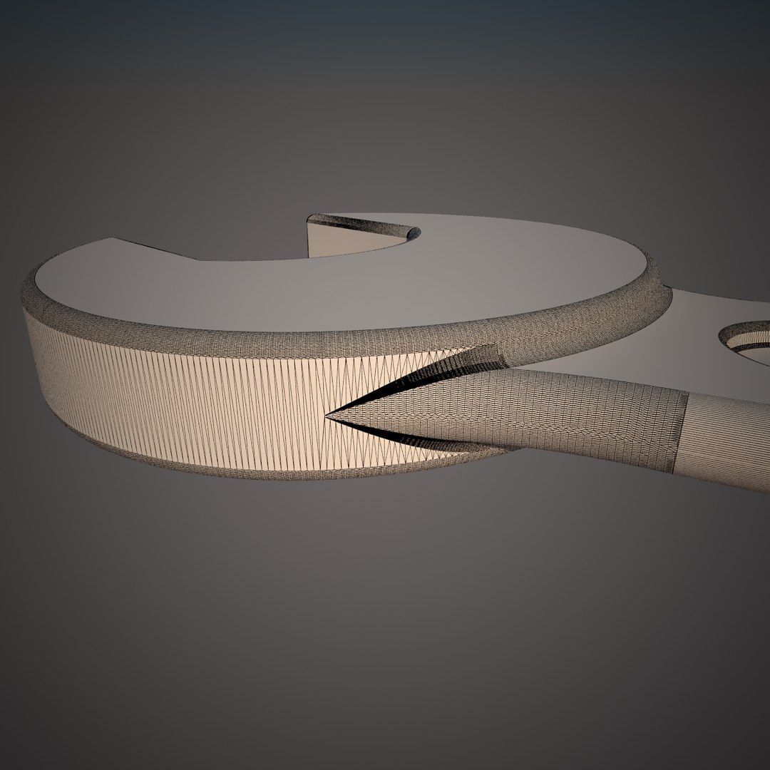 3d Wrench Set 8 Model