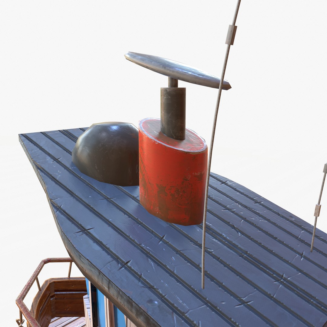 Cartoon Mini Boat 3D Model - TurboSquid 1781014