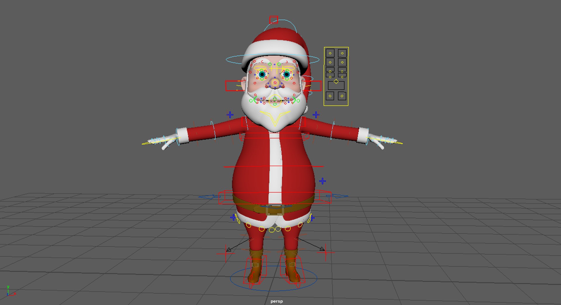 Santa Rigged 3D Model - TurboSquid 1327239