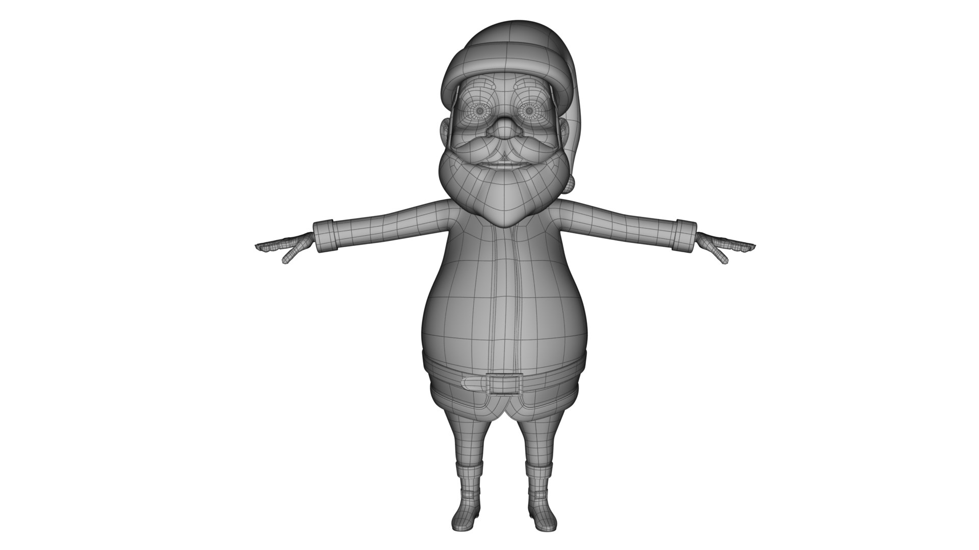 Santa Rigged 3D Model - TurboSquid 1327239