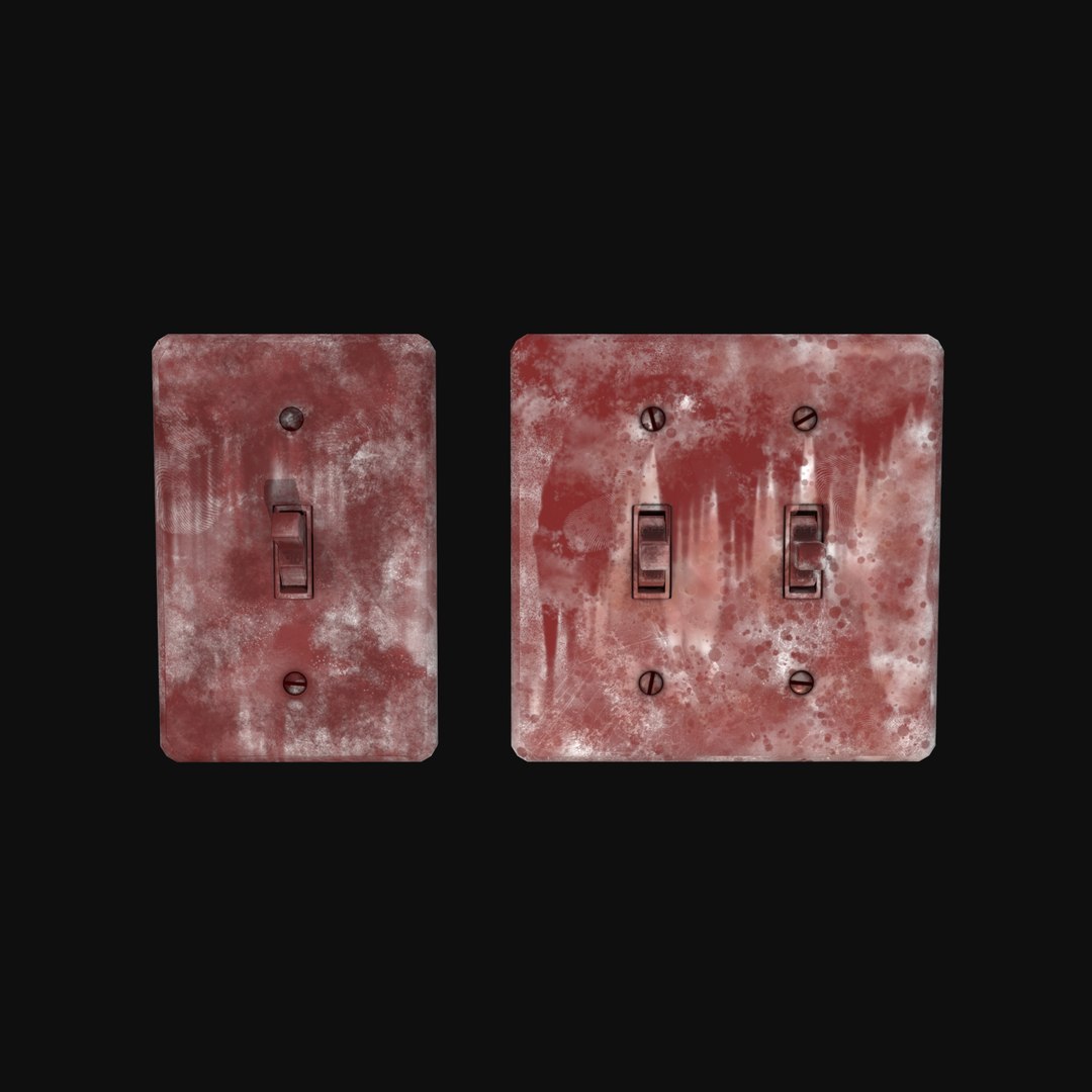 3D Single - Dual Light Switch - TurboSquid 1528597