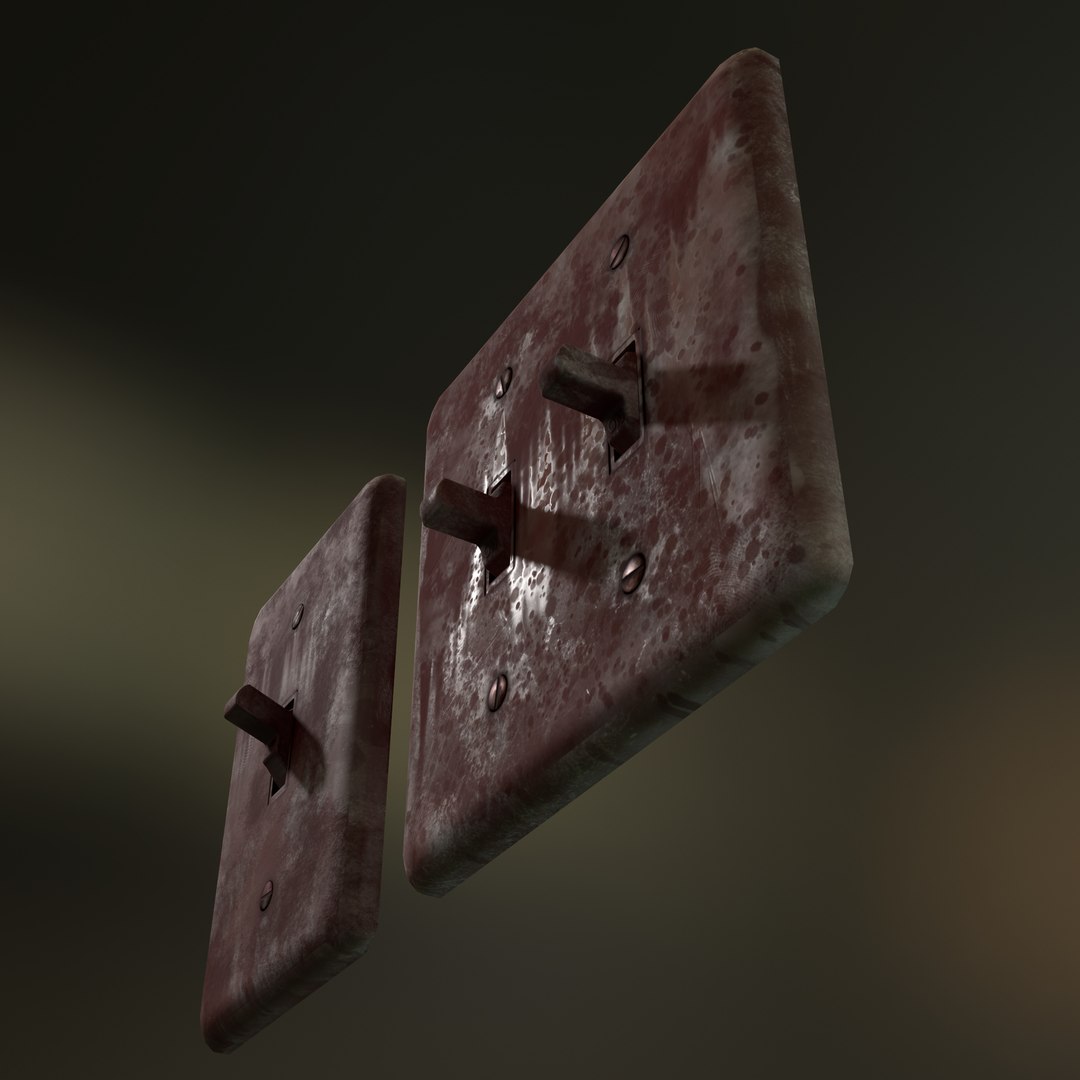 3D Single - Dual Light Switch - TurboSquid 1528597